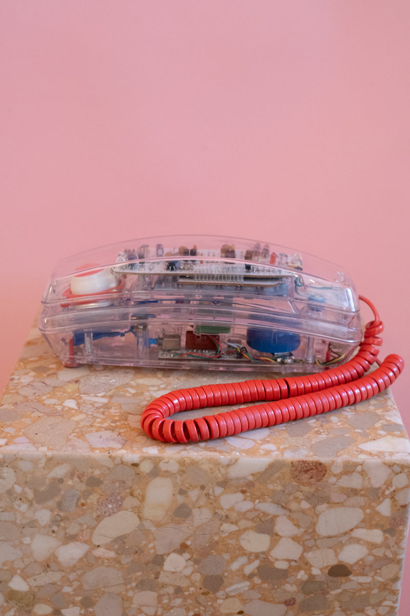 Vintage 80’s Lonestar Clear See-through Phone – The Apartment TO