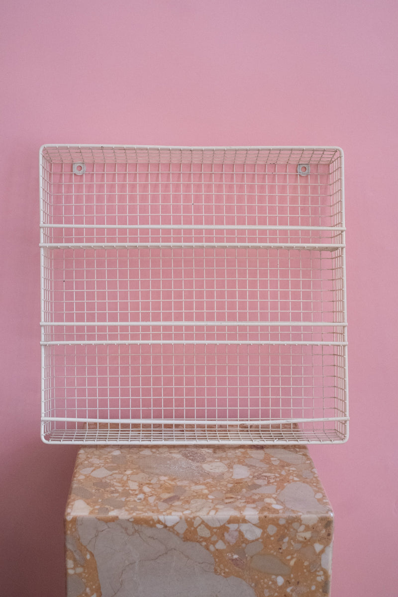 Vintage Wall Mount Grid Shelf/Spice Rack – The Apartment TO