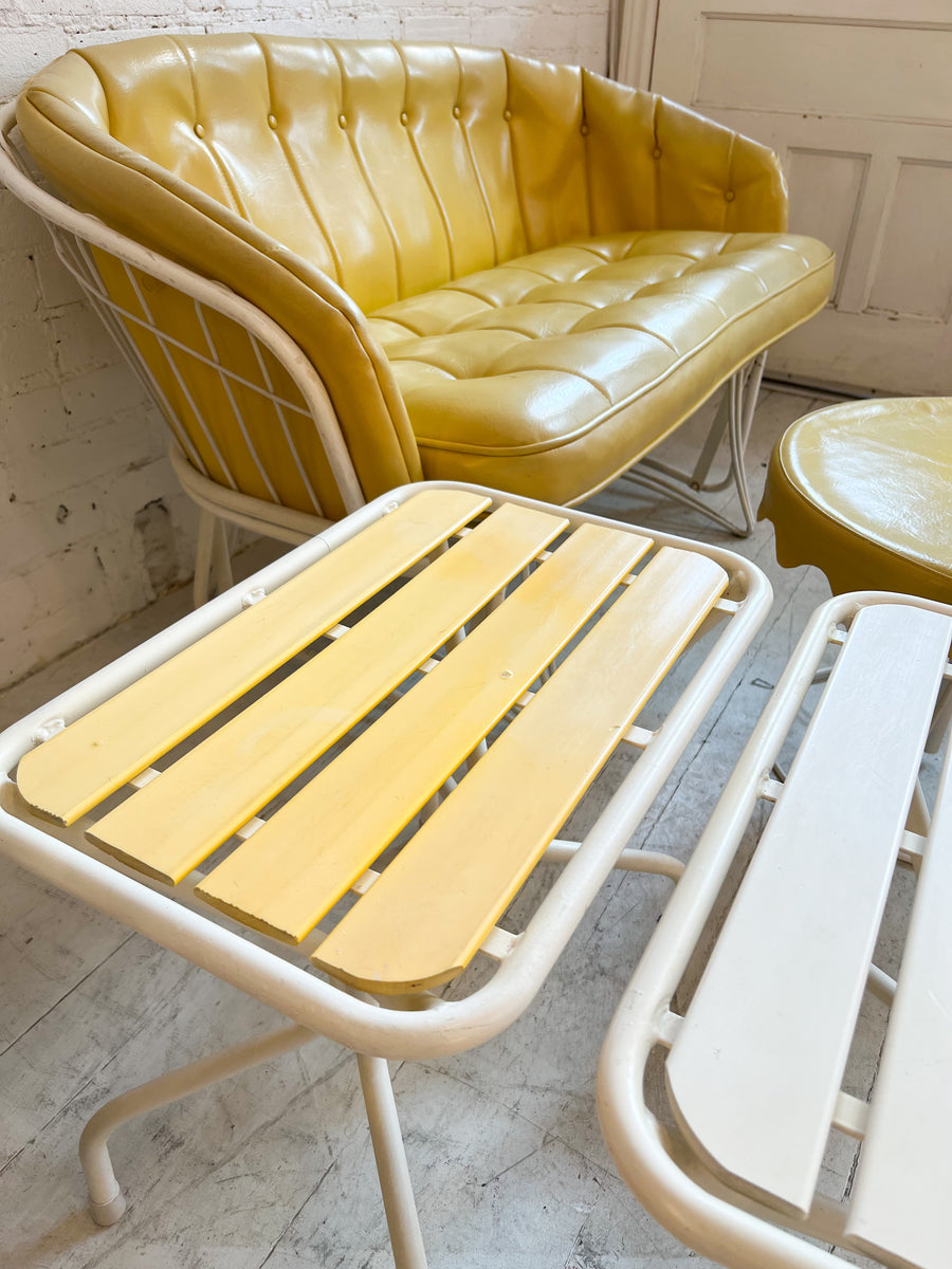 Vintage 1971 Outdoor Homecrest Patio Glider Loveseat Set – The Apartment TO