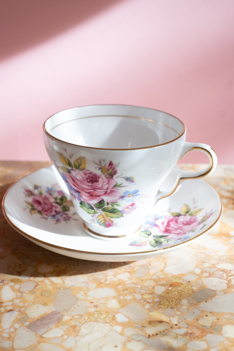 Vintage Clare Bone China Teacup and Plate – The Apartment TO