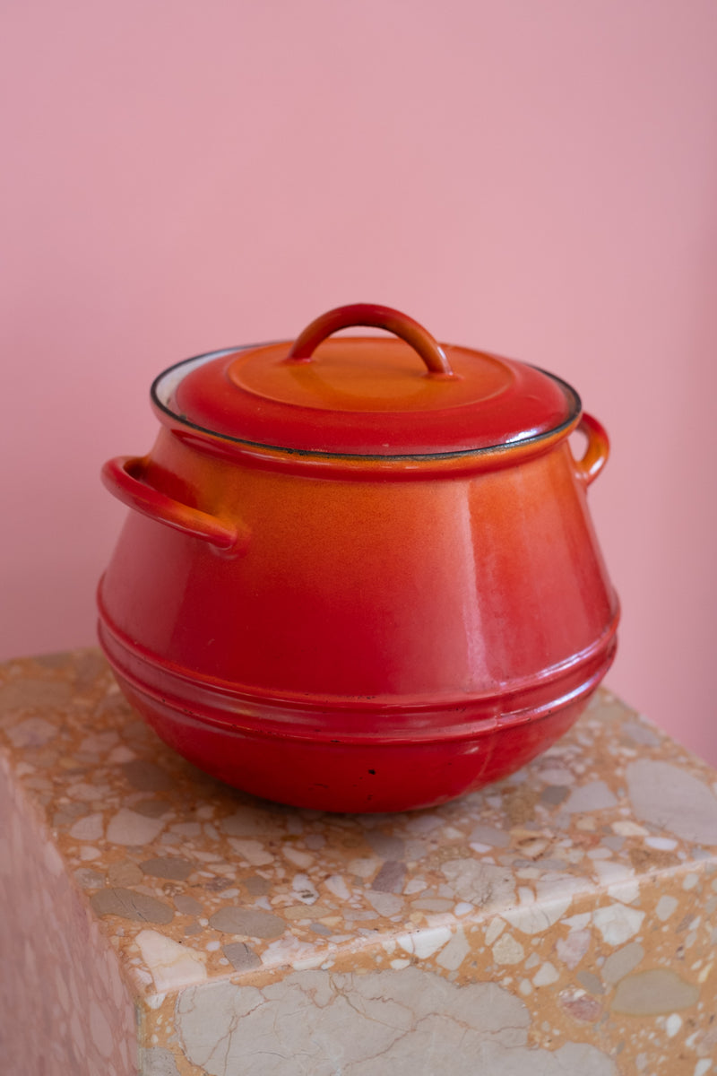 Vintage Descoware Enamel Cast Iron Bean Pot – The Apartment TO