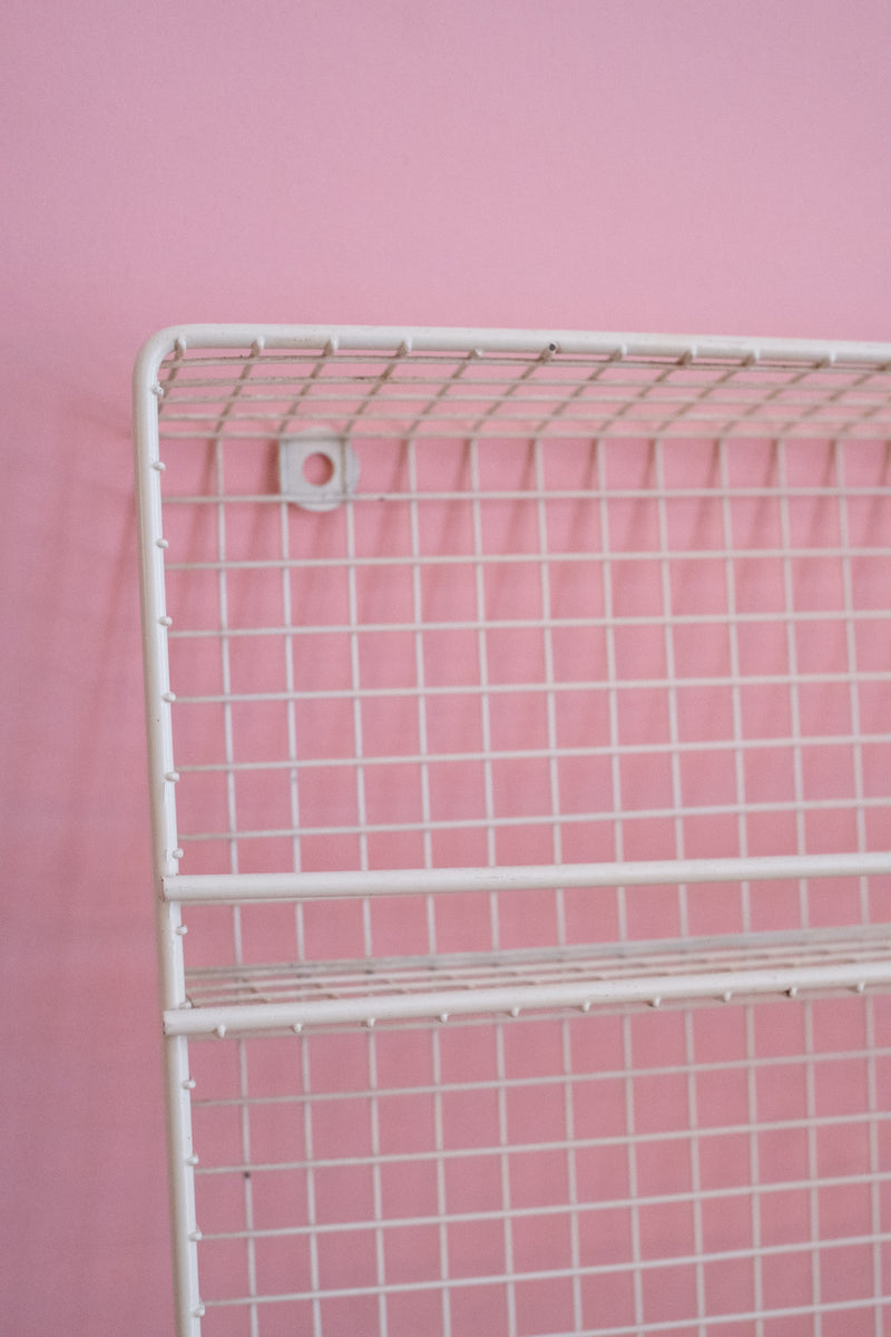 Vintage Wall Mount Grid Shelf/Spice Rack – The Apartment TO