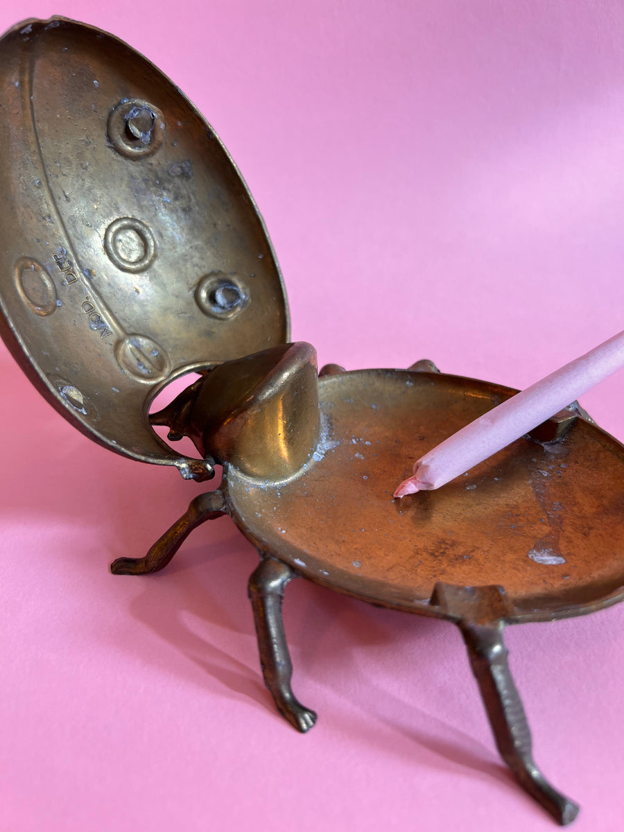 Vintage Lady Bug Brass Ashtray – The Apartment TO