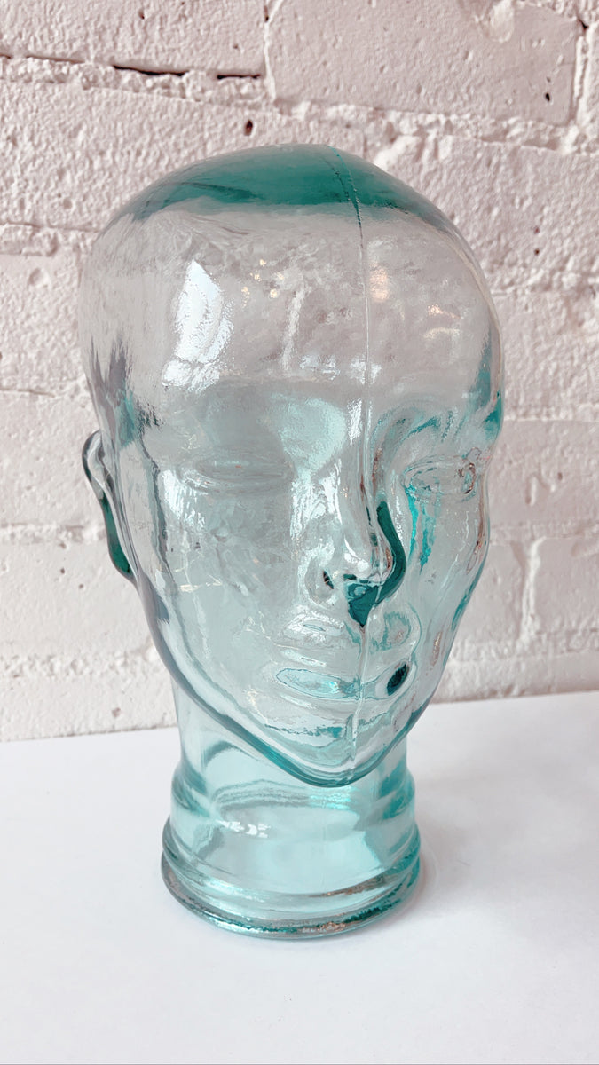 Vintage Glass Display Head – The Apartment TO