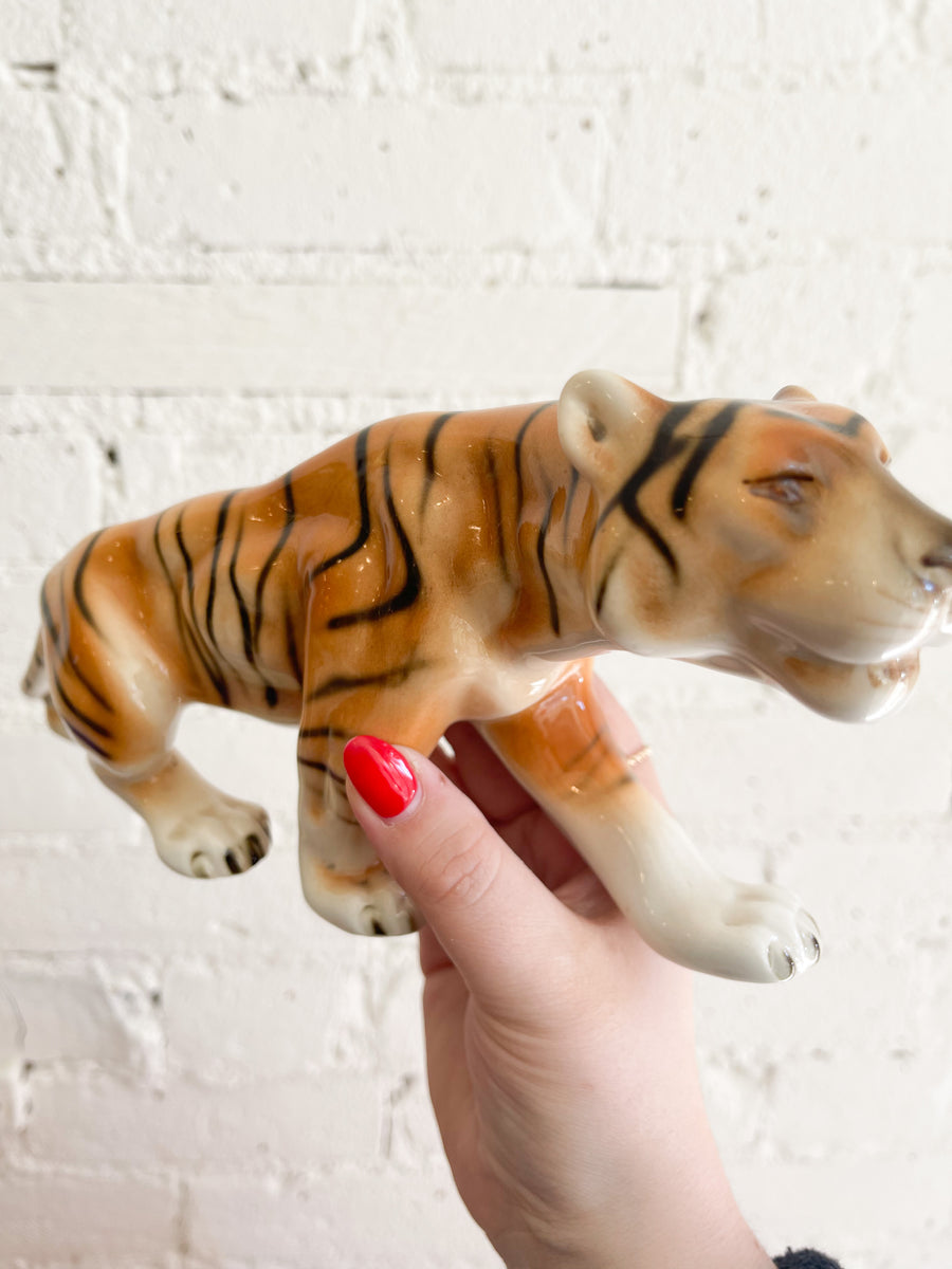 Vintage Royal Dux Czechoslovakia Porcelain Bengal Tiger – The Apartment TO