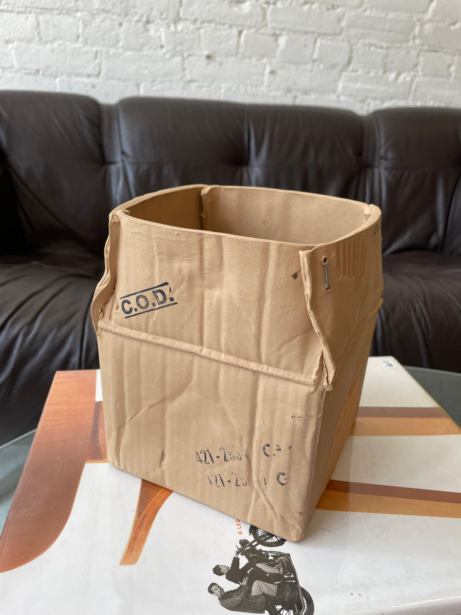 Vintage 1980's Michael Harvey Ceramic COD "Cardboard Box" Vase – The ...